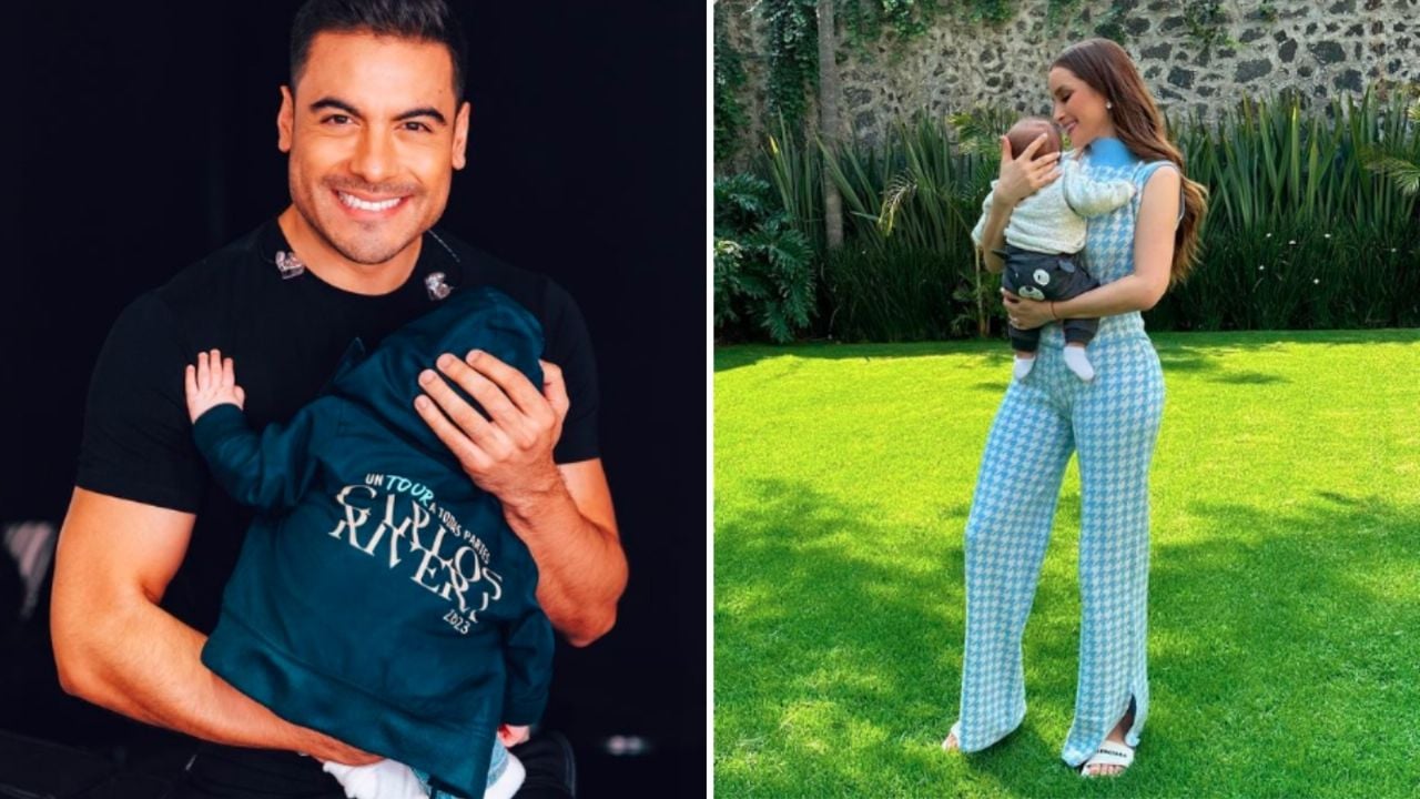 Así fue el impresionante bautizo de León Rivera, hijo de Carlos Rivera ...