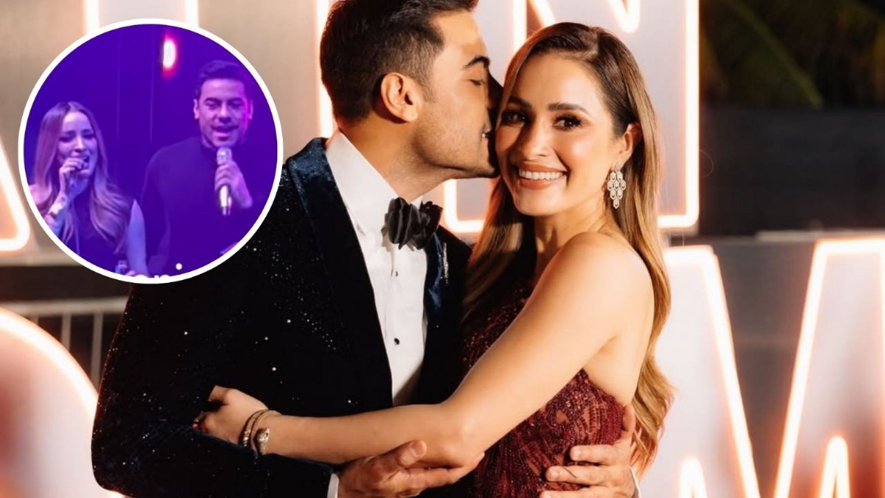Carlos Rivera y Cynthia Rodríguez canta juntos en fiesta de cumpleaños ...