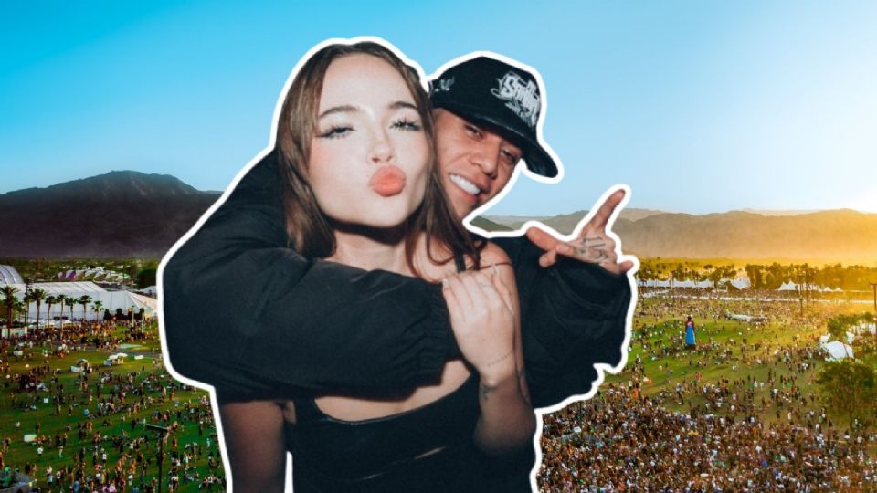 Captan a Santa Fe Klan y Stella Mueller muy románticos en el Coachella ...