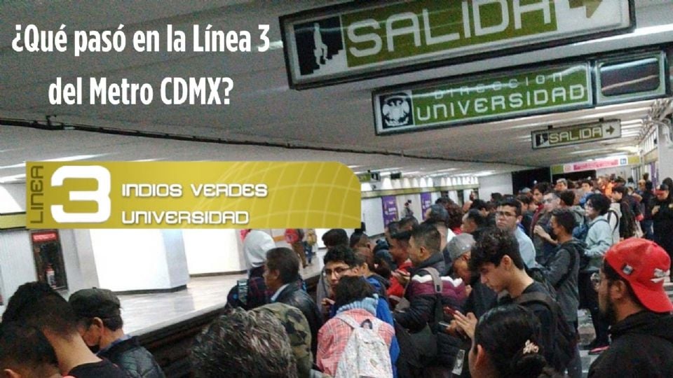 Suspenden Línea 3 del Metro CDMX por esta razón: “Un corte de energía” | La Mejor