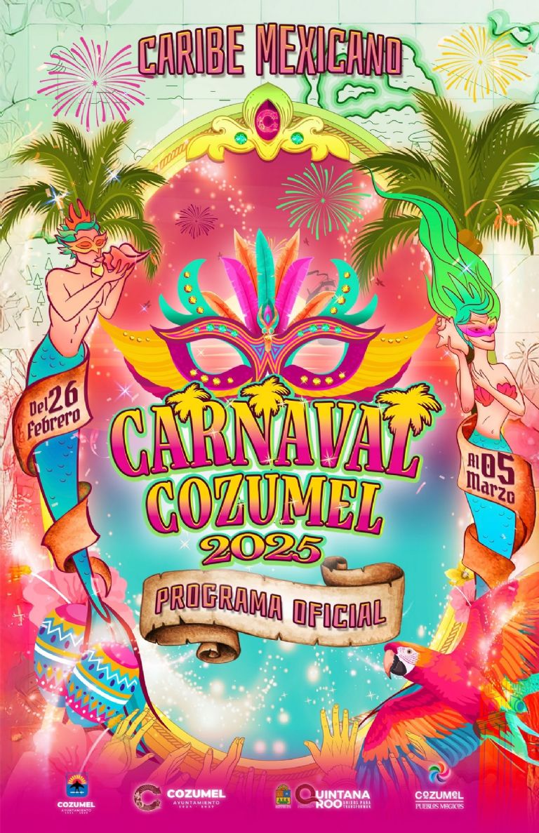 Carnaval de Cozumel 2025: Tradición, música y color en el Caribe Mexicano - La Magazín